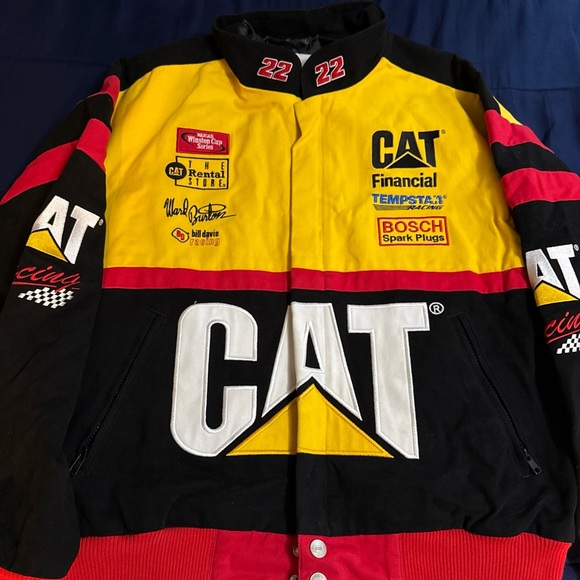 Jackets & Coats | Cat Racing Jacket With Bold Logos | Poshmark